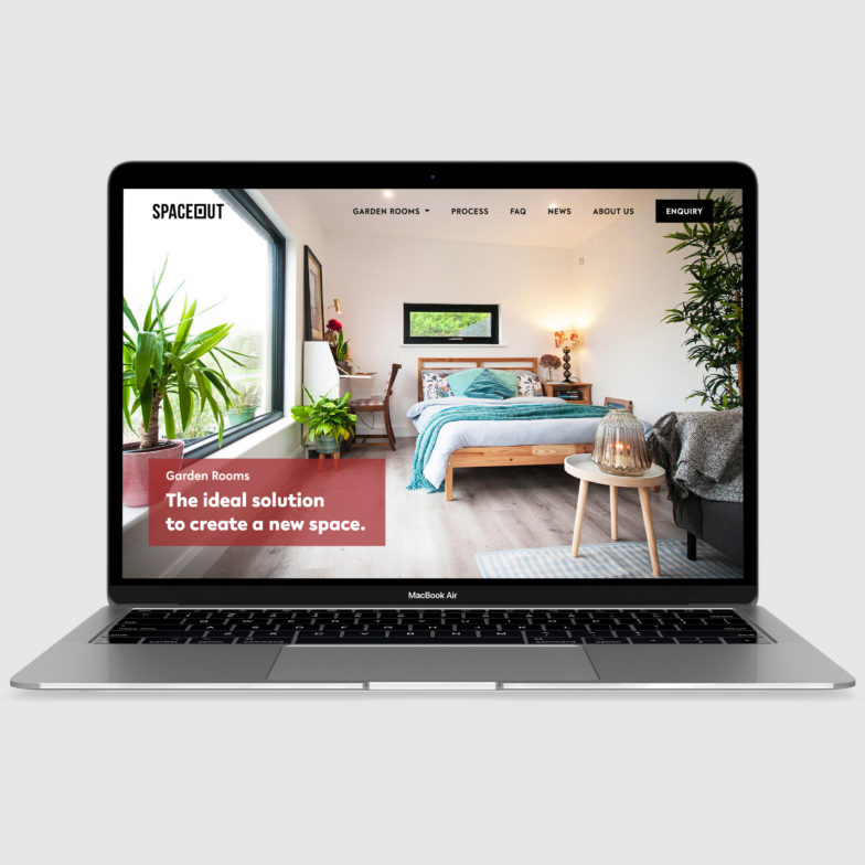 SpaceOut Website | Web Design Portfolio Ourside