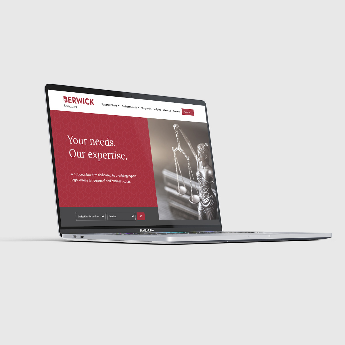 Berwick Solicitors Website | Web Design Portfolio Ourside